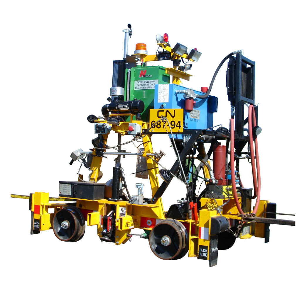 NORDCO Auto-Lift Rail Lifter • AMECO - American Equipment Company